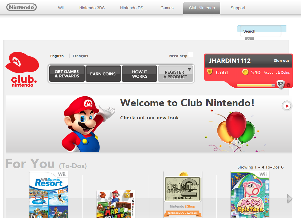 Club Nintendo Releases Ringtones and Wallpapers | Middle Of Nowhere Gaming