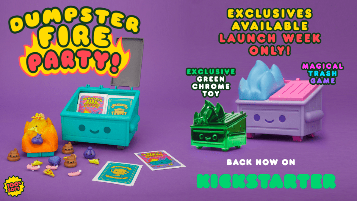 Dumpster Fire Party! Game & Kickstarter Announced | Middle Of Nowhere ...